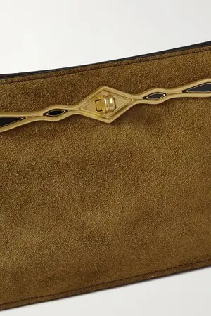 METIER Fernando Jorge Ease Embellished Clutch - Brown