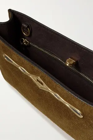 METIER Fernando Jorge Ease Embellished Clutch - Brown