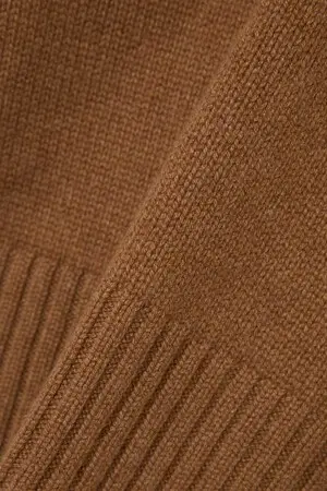 Loro Piana Belted Cashmere Turtleneck Sweater