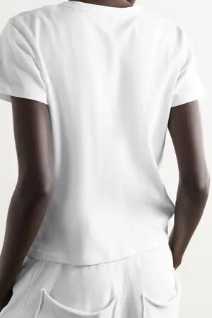 LESET Margo Cotton-jersey T-shirt - White