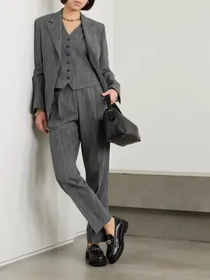 GOLDEN GOOSE Wool-blend Fitted Vest