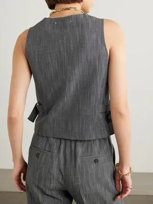 GOLDEN GOOSE Wool-blend Fitted Vest