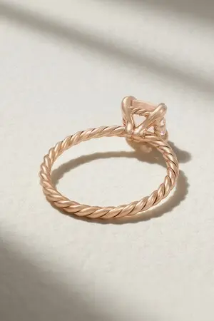 David Yurman Chatelaine Morganite And Diamond Ring