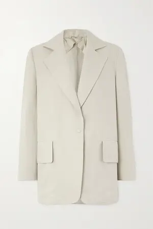 Max Mara Mosa Cotton And Linen-blend Blazer
