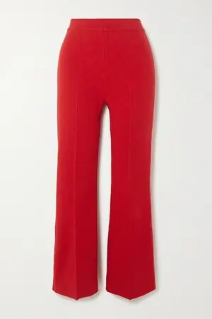 HIGH SPORT Kick Cropped Flared Pants
