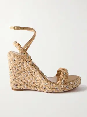 Aquazzura Raffia Espadrilles