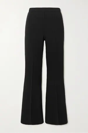 HIGH SPORT Kick Cropped Flared Pants - Black