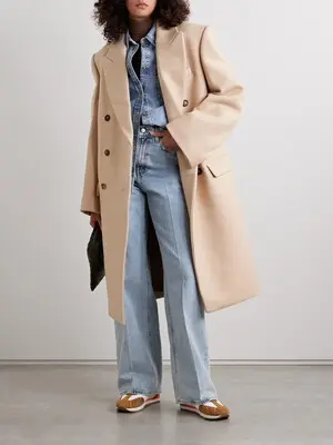 Wardrobe.NYC Hailey Bieber Double-breasted Wool Coat