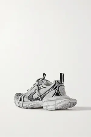 Balenciaga 3xl Mesh And Rubber Sneakers - White