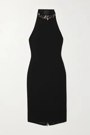 Givenchy Embellished Cutout Crepe Dress
