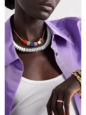 Lauren Rubinski Happy Necklace