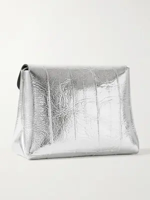 Khaite Bobbi Metallic Eel Shoulder Bag
