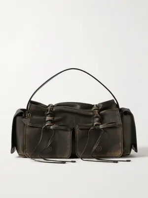 Acne Studios Multipocket Leather Shoulder Bag - Brown