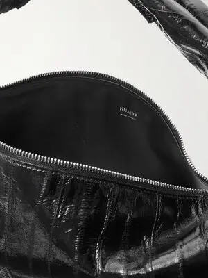 Khaite Olivia Medium Textured-leather Tote - Black