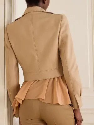 Chloé Cropped Cotton-drill Jacket