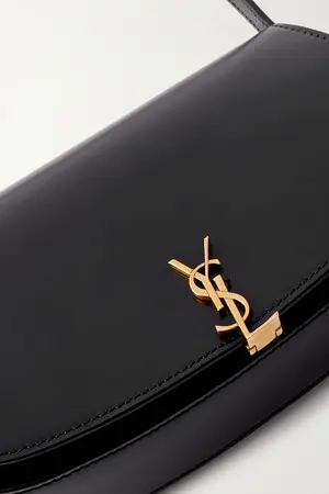 Saint Laurent Voltaire Mini Leather Shoulder Bag - Black