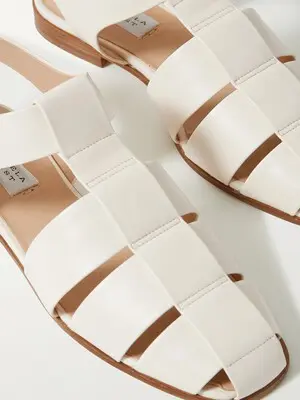 Gabriela Hearst Lynn Leather Sandals - Neutrals