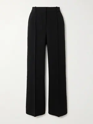 Victoria Beckham Cropped Bootcut Crepe Pants