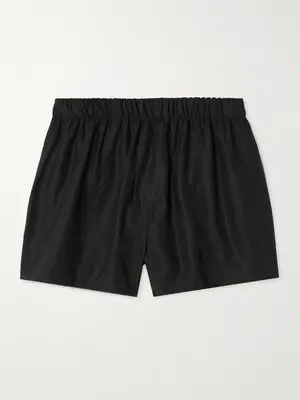 CDLP Tencel™ Lyocell Pajama Shorts - Black