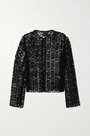 Givenchy Wool-blend Guipure Lace Jacket