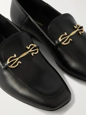 FERRAGAMO Louis Leather Loafers