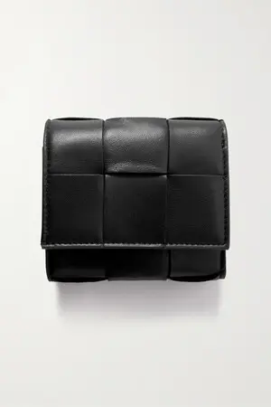 Bottega Veneta Intrecciato Leather Wallet - Black