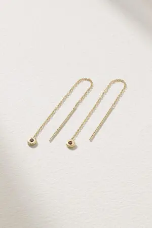 OCTAVIA ELIZABETH Net Sustain Nesting Gem 18-karat Recycled Ruby Earrings - Gold
