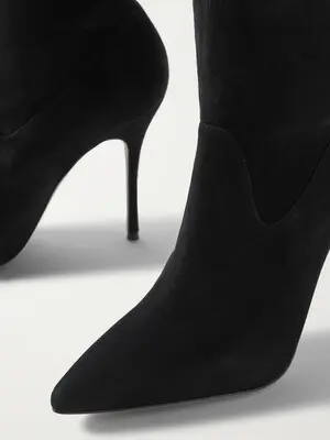 Manolo Blahnik Pascalarehi 105 Suede Over-the-knee Boots