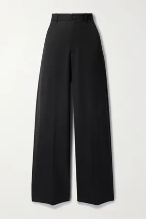 NILI LOTAN Johan Wool-twill Wide-leg Trousers