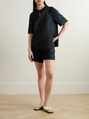 Loulou De Saison Zeus Silk-twill Blouse