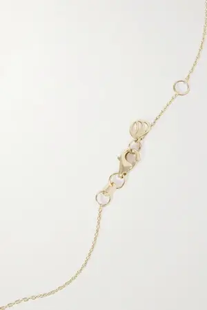 CHARMS COMPANY Initials 14-karat Sapphire Necklace