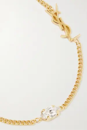 Saint Laurent Crystal-embellished Bracelet