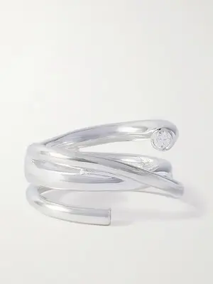 Completedworks Plated Recycled Cubic Zirconia Ring - Silver
