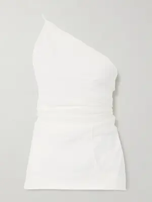 Tove Petra One-shoulder Linen Top