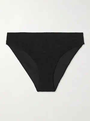 Loulou De Saison Hephaistos Stretch-cloqué Bikini Briefs