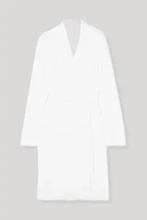 Skin Net Sustain Organic Cotton-terry Robe - White