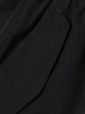 Wardrobe.NYC Beach Cotton-blend Shell Shorts - Black