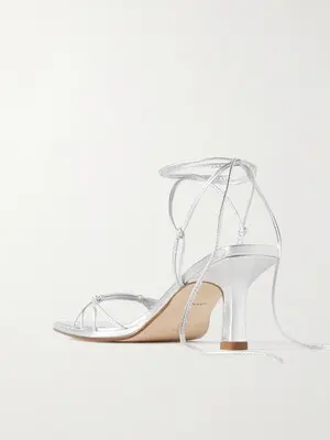 AeydĒ Roda Metallic Leather Sandals