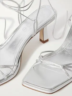 AeydĒ Roda Metallic Leather Sandals