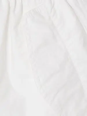 Wardrobe.NYC Beach Cotton-blend Shell Shorts - White