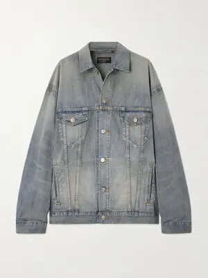 Balenciaga Oversized Denim Trucker Jacket