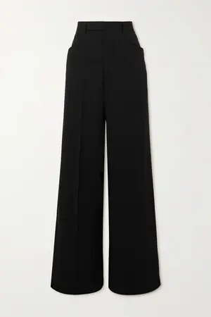 Rick Owens Mastodon Stretch-wool Wide-leg Pants