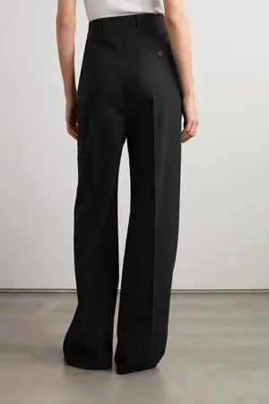 Rick Owens Mastodon Stretch-wool Wide-leg Pants