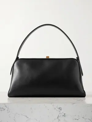 Khaite Cate Leather Tote - Black