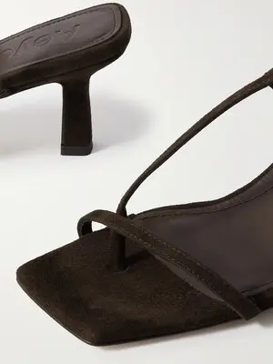 AeydĒ Elise Suede Sandals