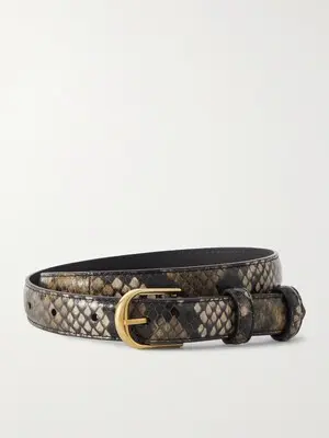 NILI LOTAN Jane Snake-effect Belt