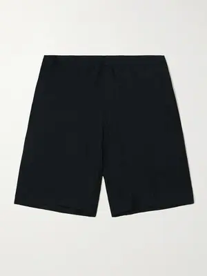 Loulou De Saison Poseidon Silk-twill Shorts