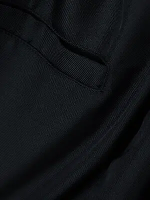 Loulou De Saison Poseidon Silk-twill Shorts