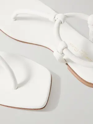 GIANVITO ROSSI Juno Thong Sandals - White