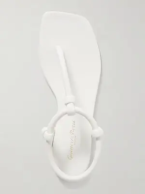 GIANVITO ROSSI Juno Thong Sandals - White